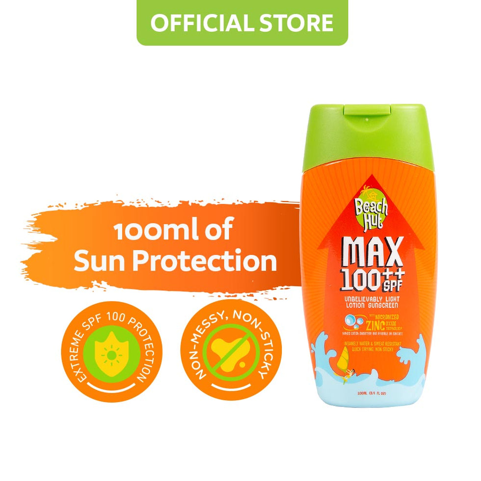 Beach Hut Max SPF100++ Sunscreen 100ml – Beach Hut Sunscreen